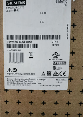 6AV7230-0DA20-0BA0 HMI TFT Siemens Panel SIMATIC IPC377E 15" Touch Screen